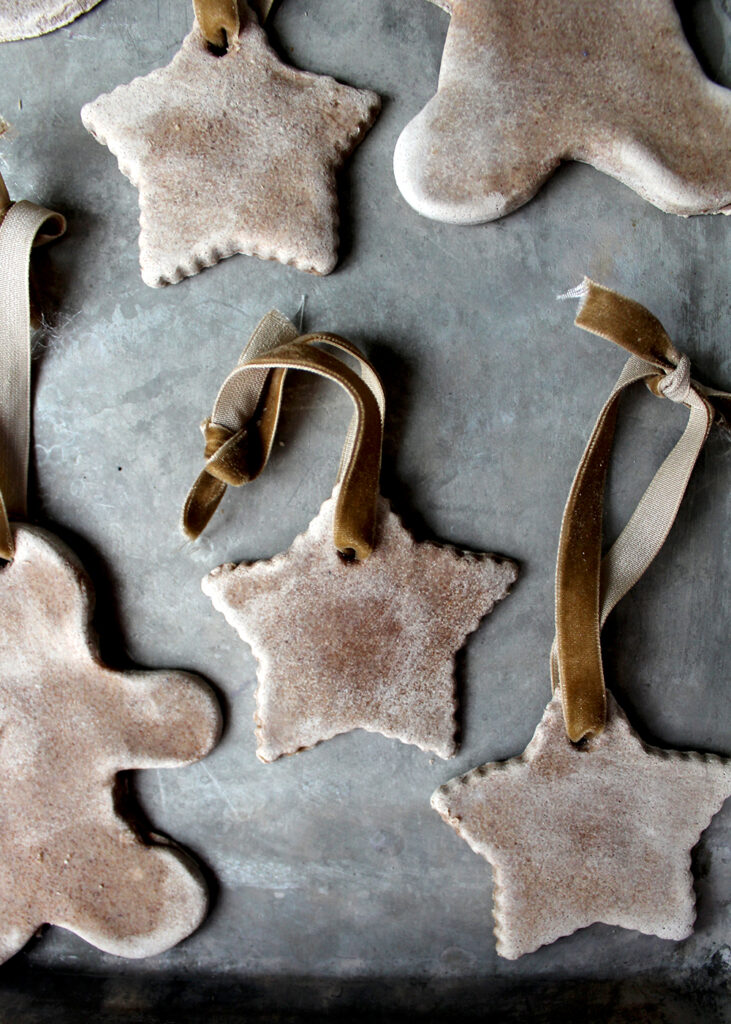 How to Make Salt Dough Ornaments with Cinnamon
